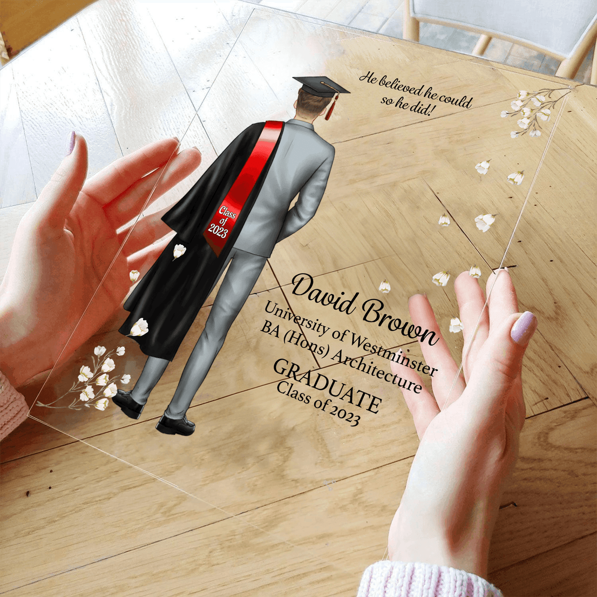 Personalized Graduation Gifts, Presents & ideas For Him | He Believed ...