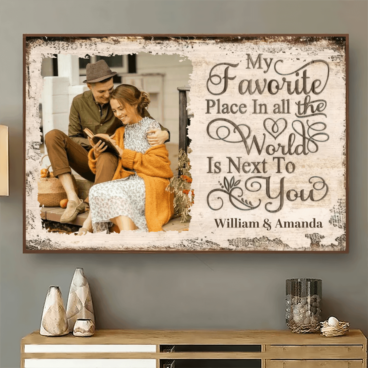 Custom Photo My Favorite Place | Personalized Family Gift For Couples ...