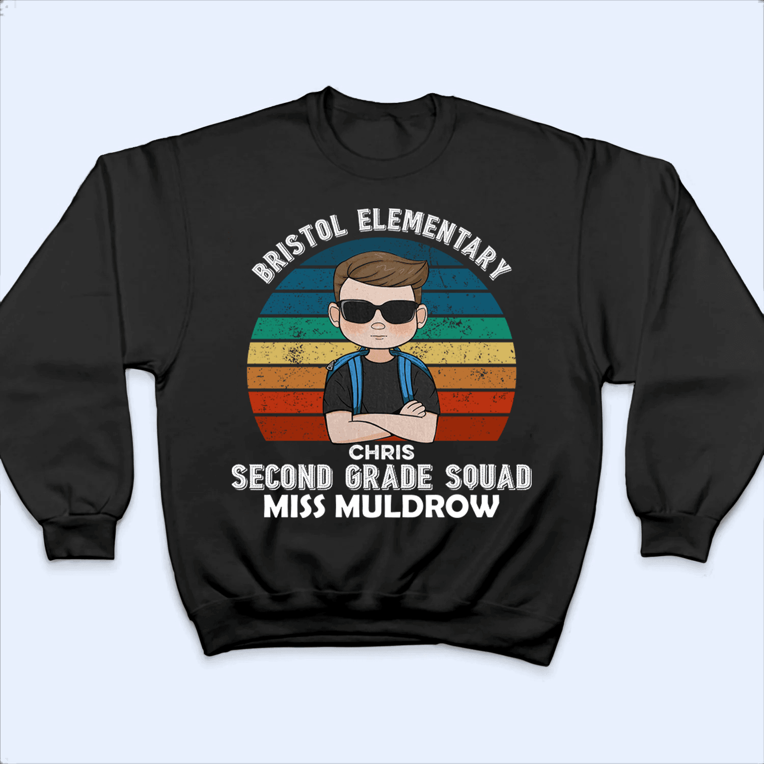 Welcome Back To School, First 1st Day Of School - Personalized Custom ...
