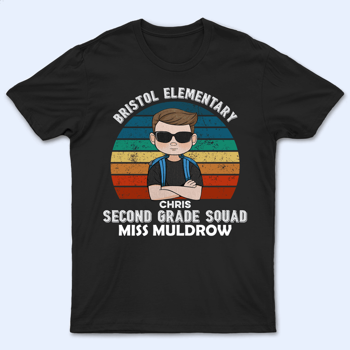 Custom Kid Shirt for First Day, Back To School | Personalized Gift for ...